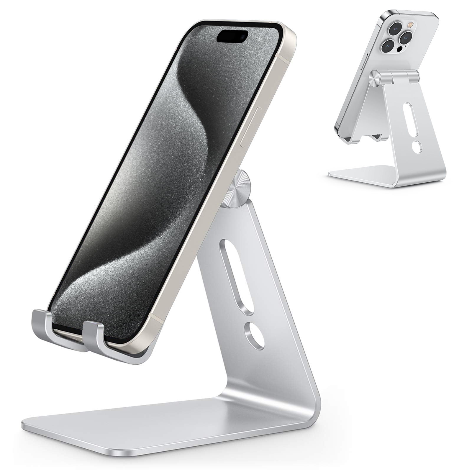 OMOTON Adjustable Phone Stand C2 Aluminum Dock for iPhone 15 to 11 ...