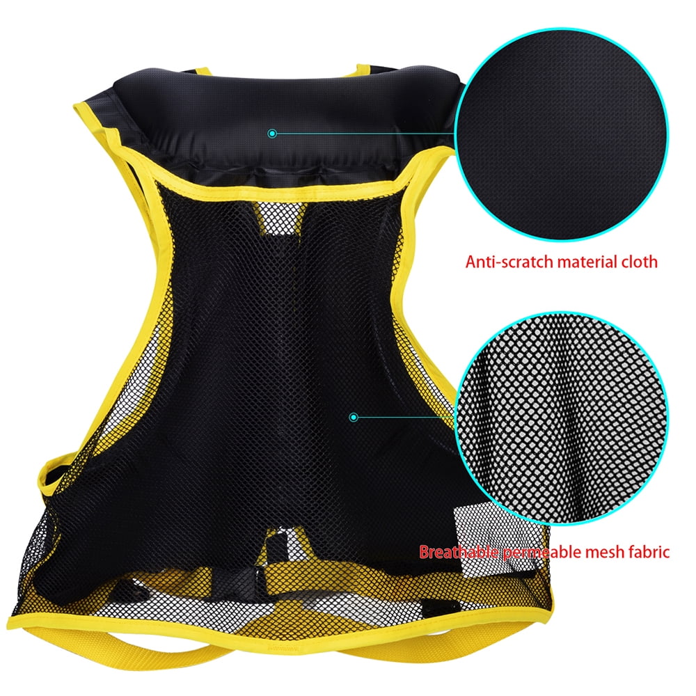 OMOUBOI Life Jacket,Swim Vest Device Water Inflatable Swim Vest And And ...