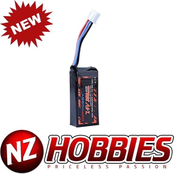 OMP 50C 7.4V 2S 350mAh LiPo Battery for M1 Helicopter # OSHM1024 ...