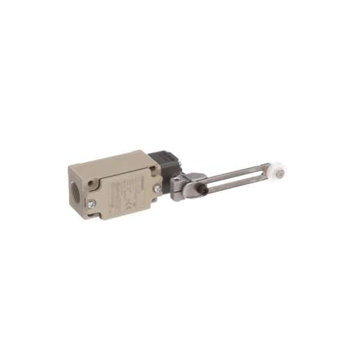 OMRON D4B-4116N-NPT, Limit Switch, Safety, snap action, Adj.roller lever, 1NC+1NO, M20, NPT ...