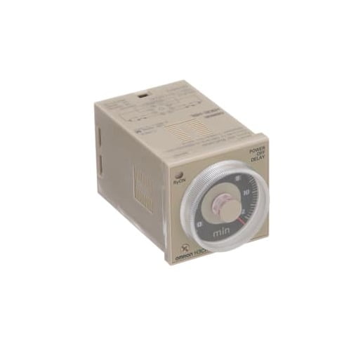 OMRON H3CRH8LAC100120M, Timer; DPDT; Power OFF-Delay; Analog-Set; 0.05sec-12min; 100-120VAC ...