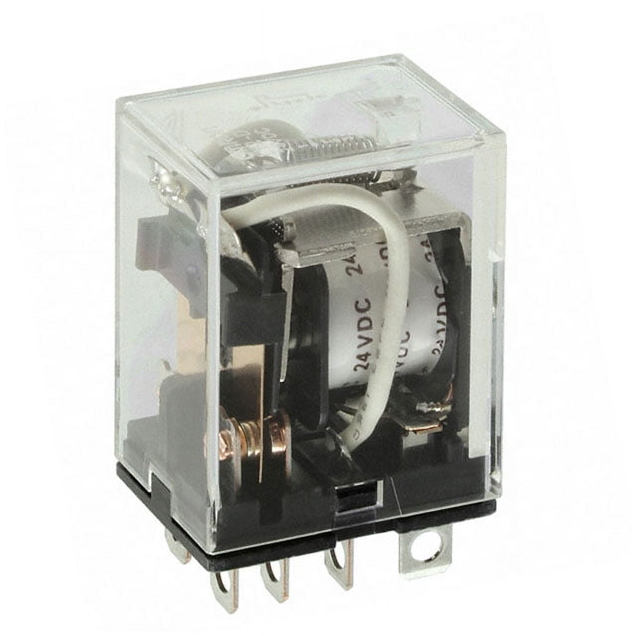 OMRON LY2-D-DC24, Ice cube relay, DPDT, 24 VDC coil voltage, 10 A ...