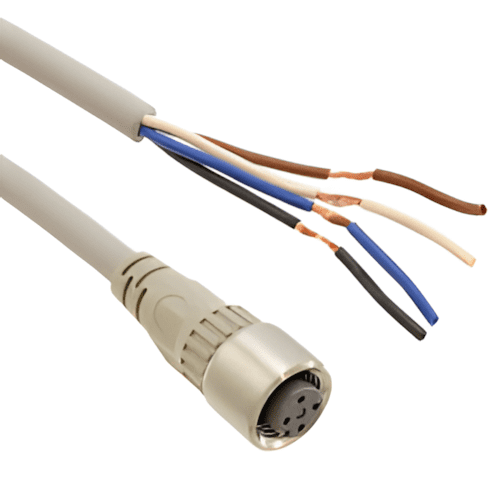 OMRON XS2F-E421-D80-F, Ethernet Cables/Networking Cables M12 IP69K ...