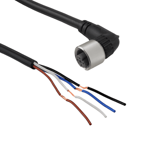 OMRON XS2F-E422-J80-E, Specialized Cables M12 IP69K Cable 10M 4P Angled ...