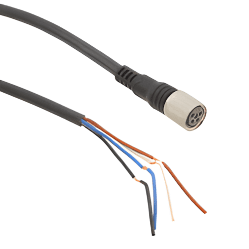 OMRON XS3F-E421-405-A, Cable Female to Wire Lead 4P 16.4', 1st ...