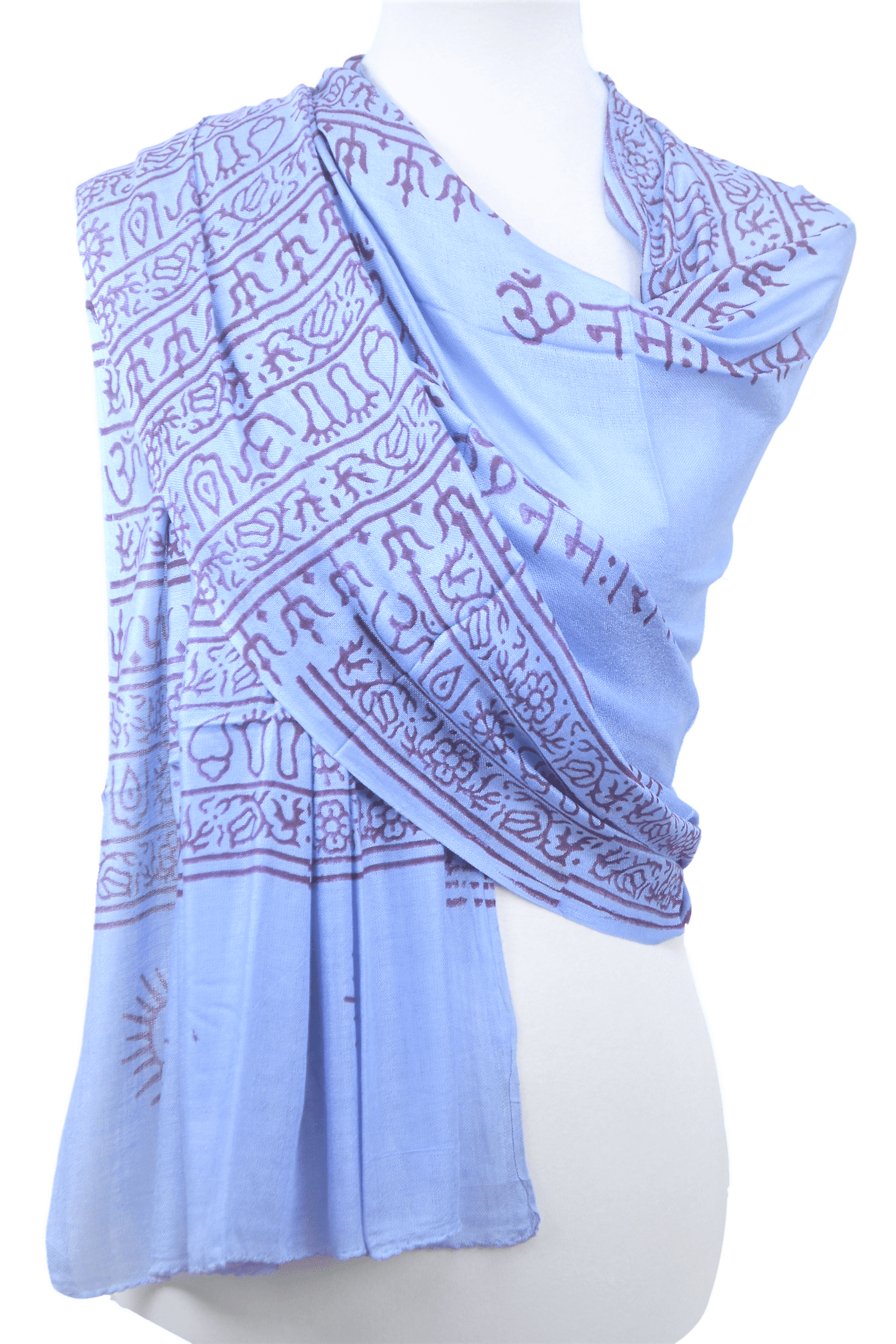OMSutra OM Mantra Prayer Shawl - Large Blue - Walmart.com