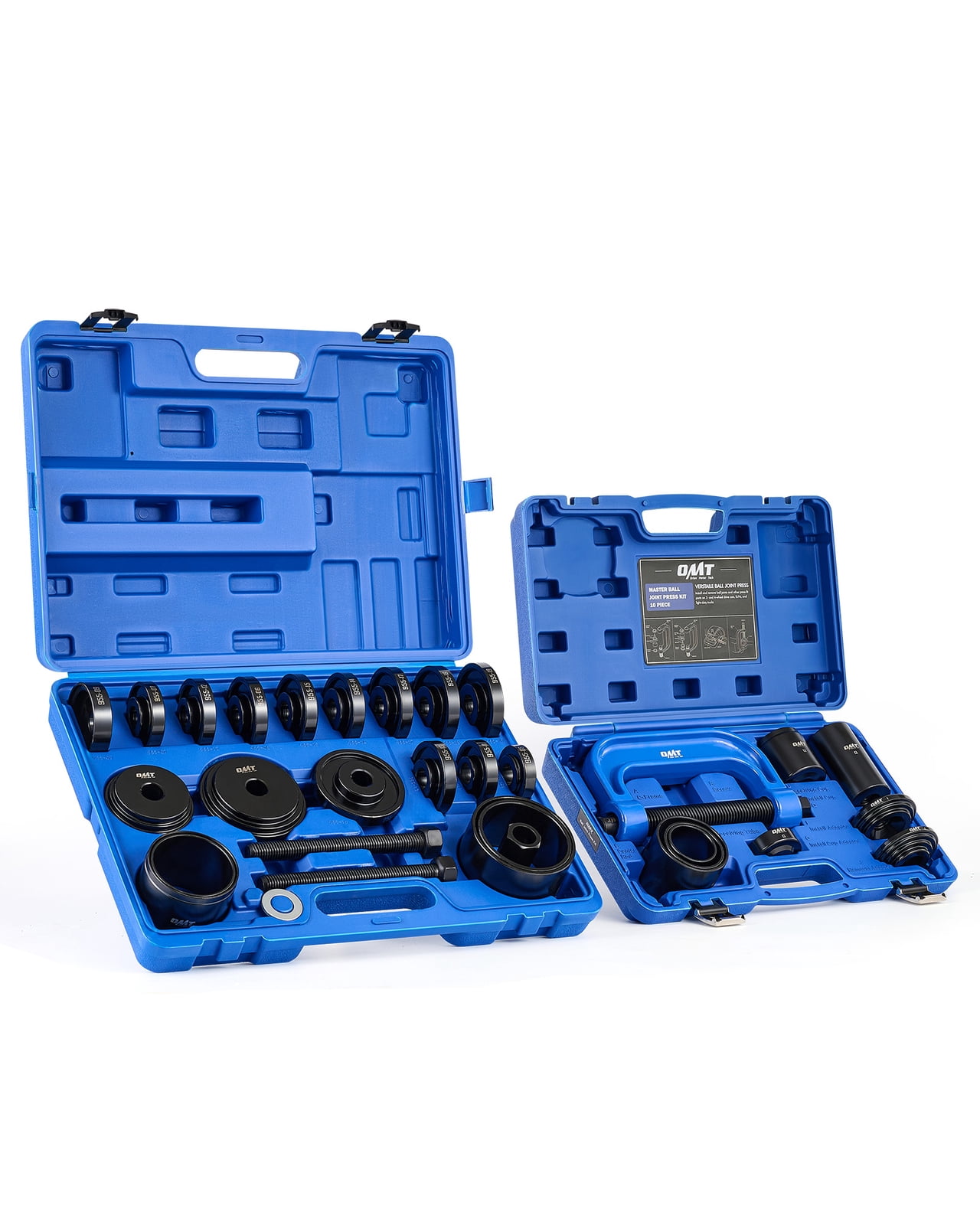 OMT 34pc Front Wheel Drive Bearing Remover & Ball Joint U Joint Press ...