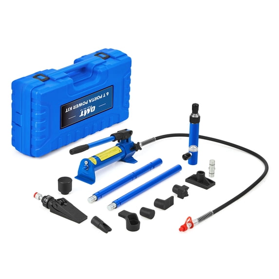 OMT 6 Ton Porta Power Hydraulic Jack Air Pump Lift Ram Body Frame ...