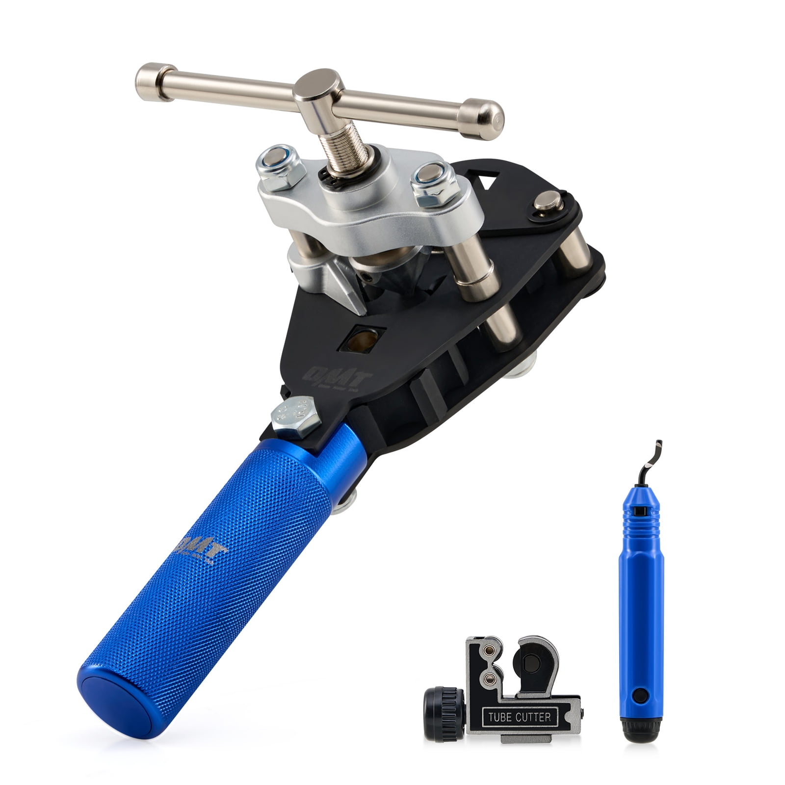 OMT Flaring Tool 45° Single Flare Tool Kit with Tube Cutter Deburring ...