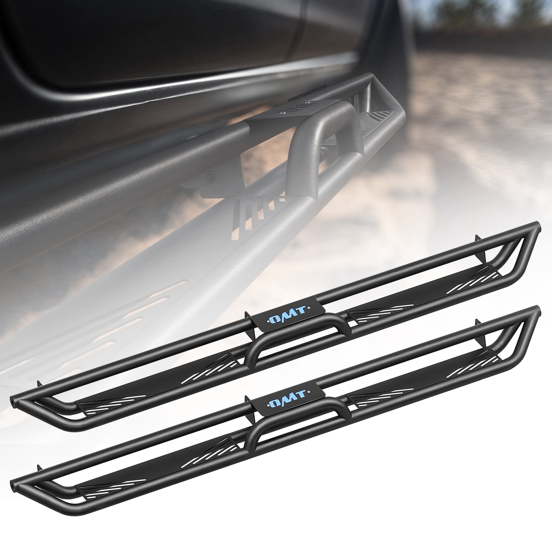 OMT Running Boards for 2009-2018 Dodge Ram 1500 Crew Cab Steel Side ...