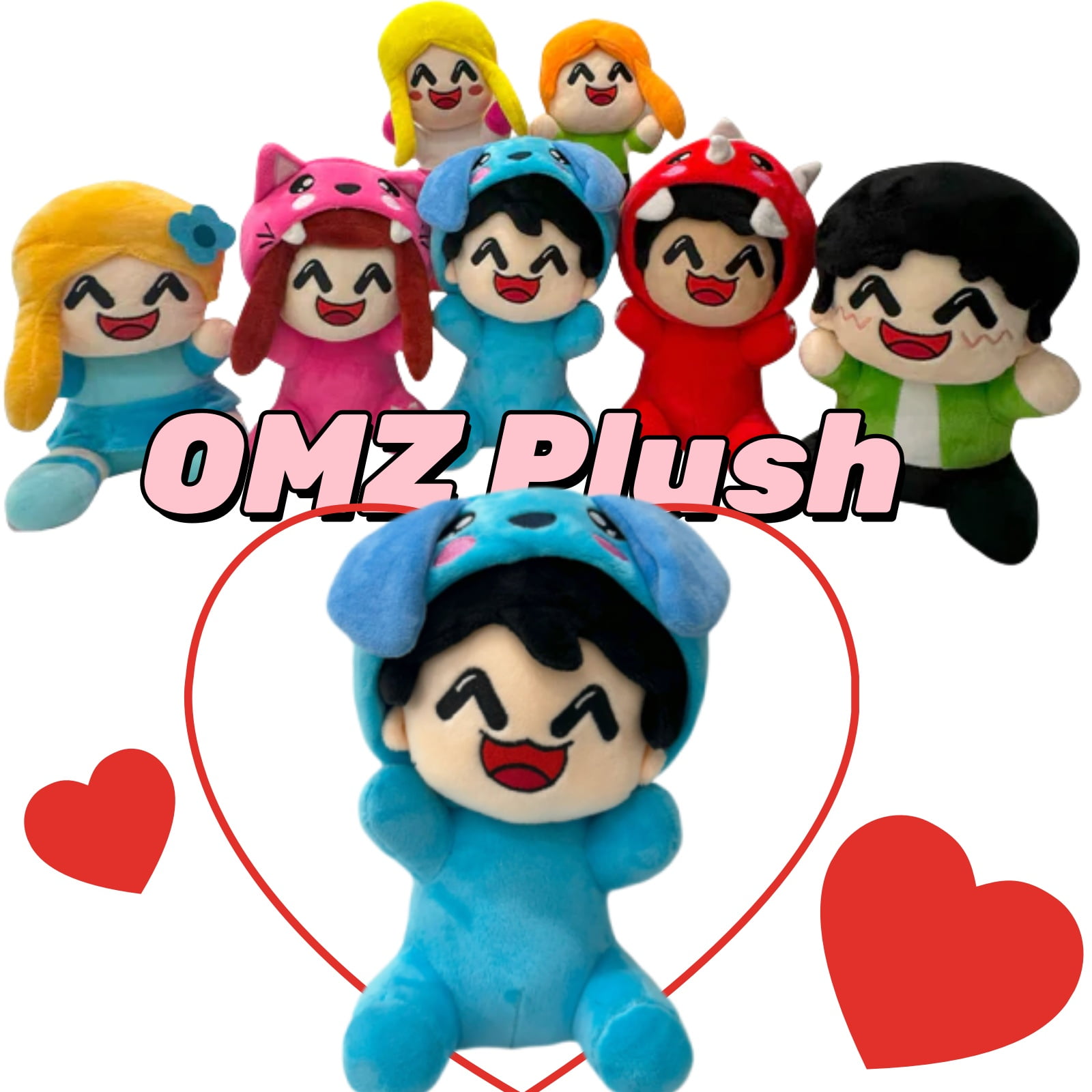 OMZ Plush Alexa/Crystal/Lily/Luke/Roxy/Heather Plush for Girls Boys Christmas Birthday Gift ...