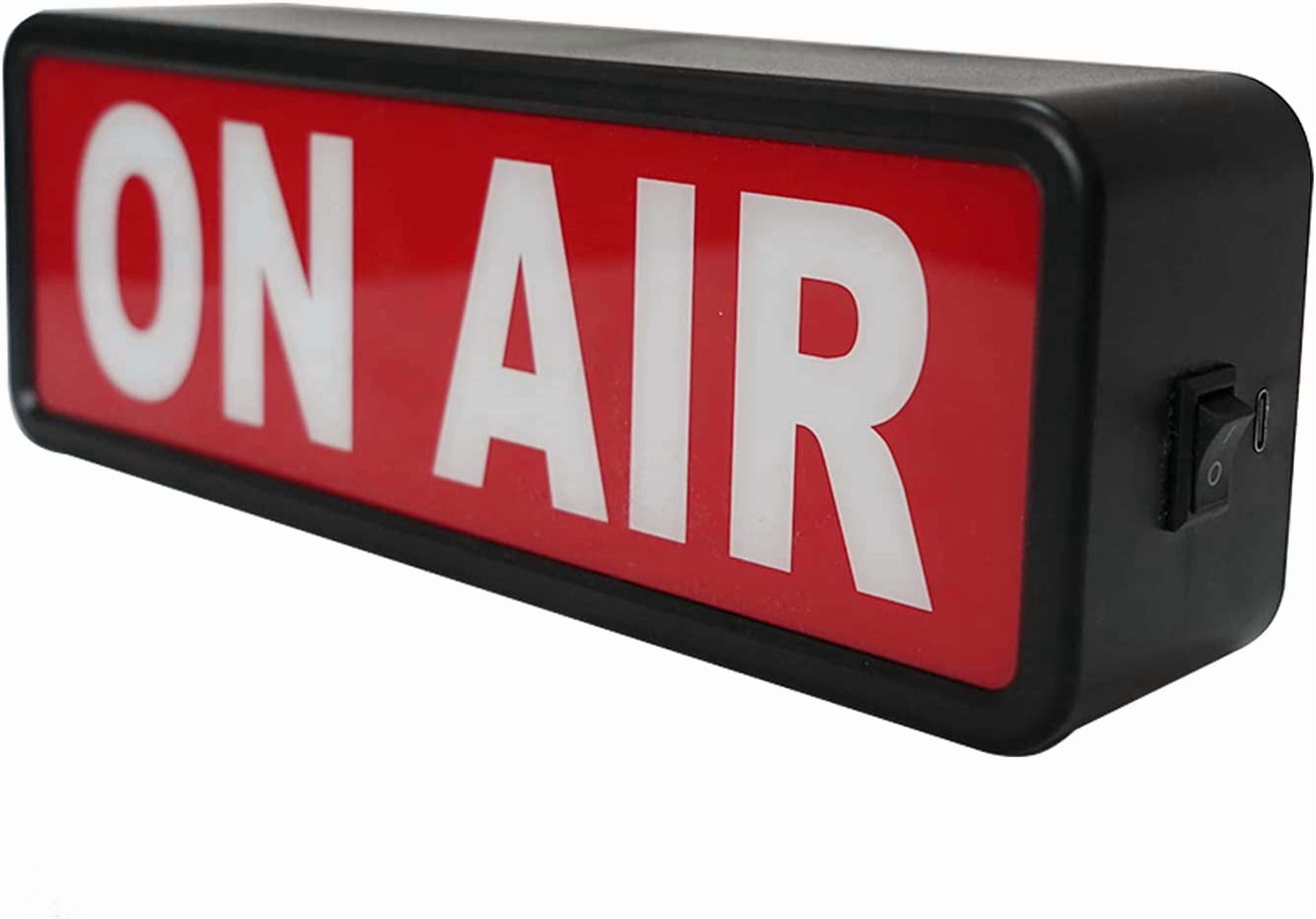 ON AIR LED Light Recording Warning Sign - Simple ON/OFF Switch - Up ...