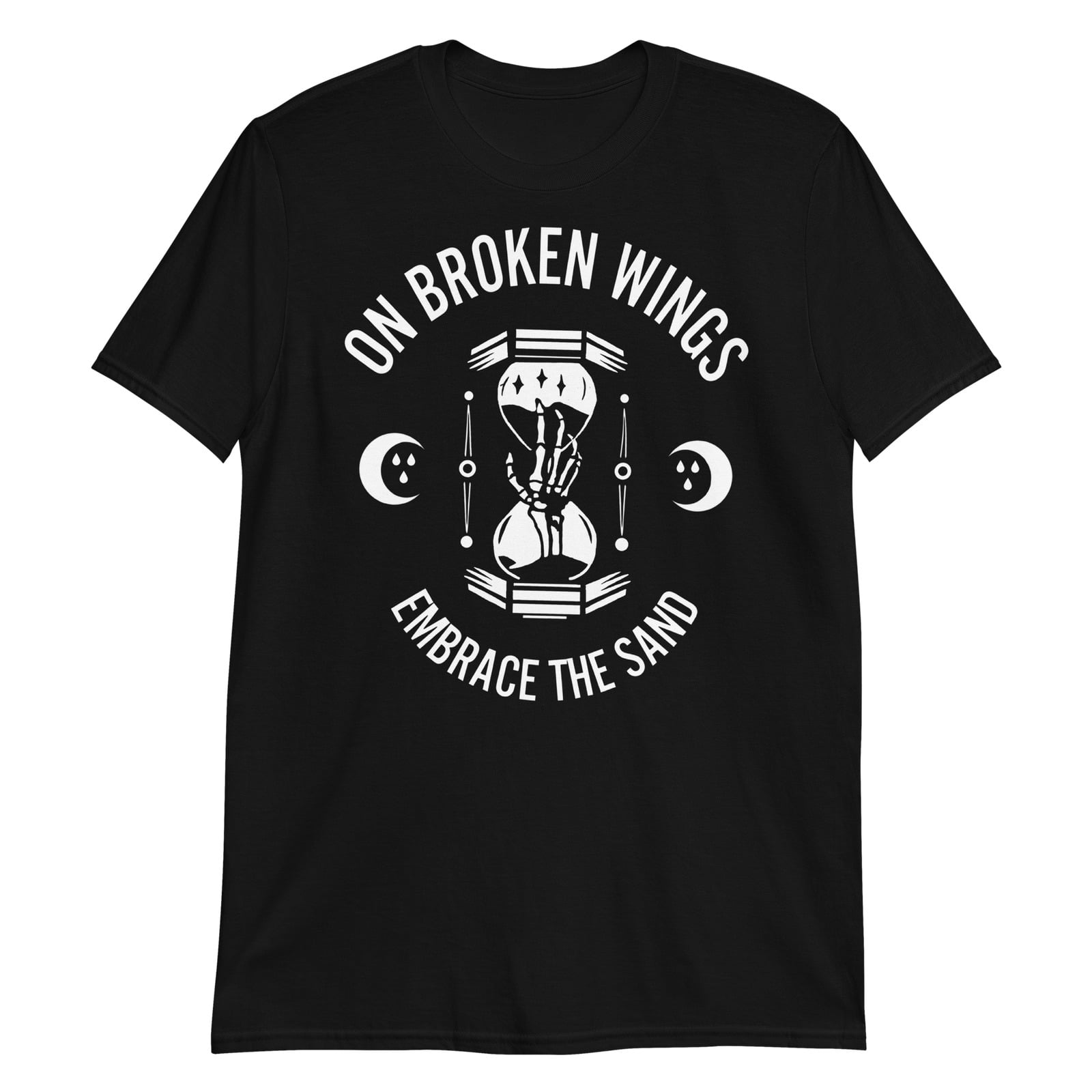 ON BROKEN WINGS Embrace The Sand Metalcore Moshcore Band T-Shirt ...