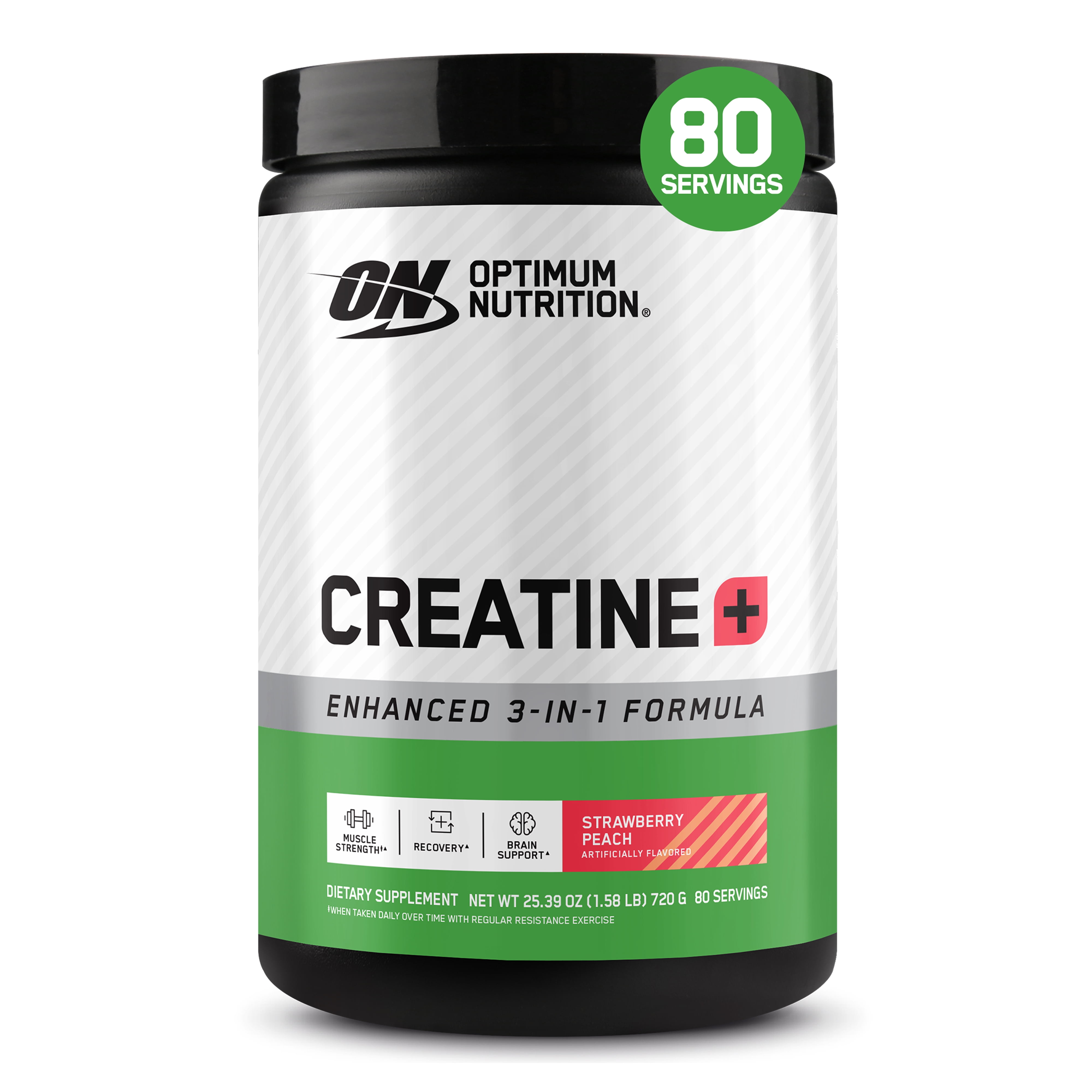 ON CREATINE + STRAW PEACH 1.59LB - Walmart.com