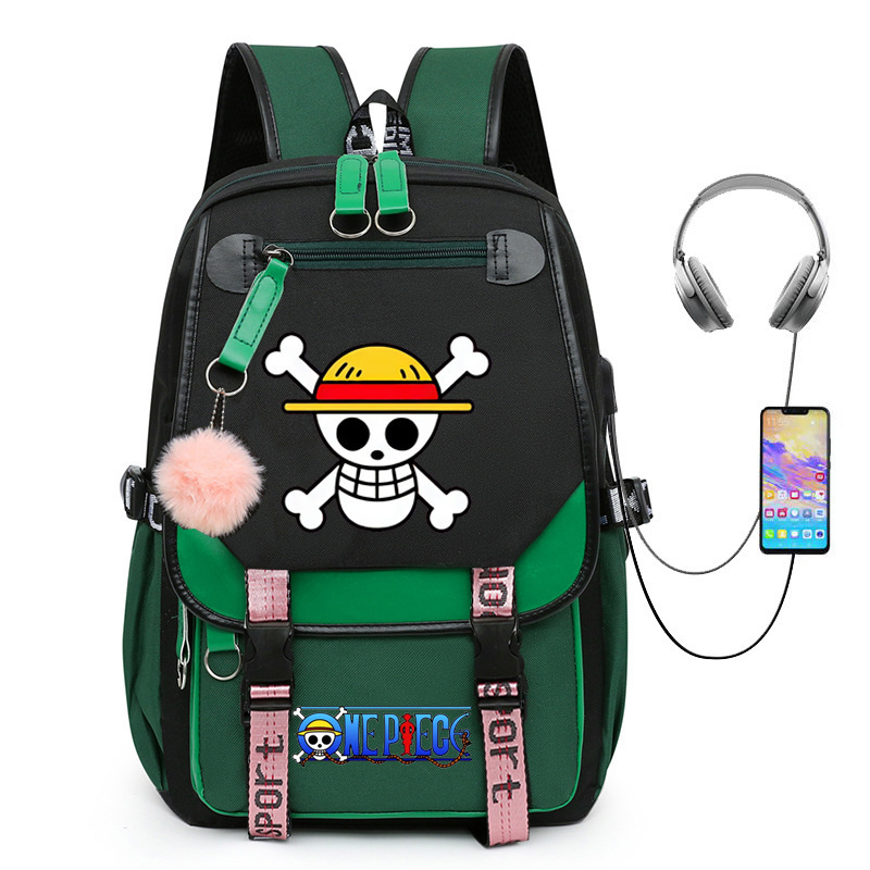 ON-E PIECE Anime Backpacks Cartoon Laptop Backpack Daypack 3D Printed ...