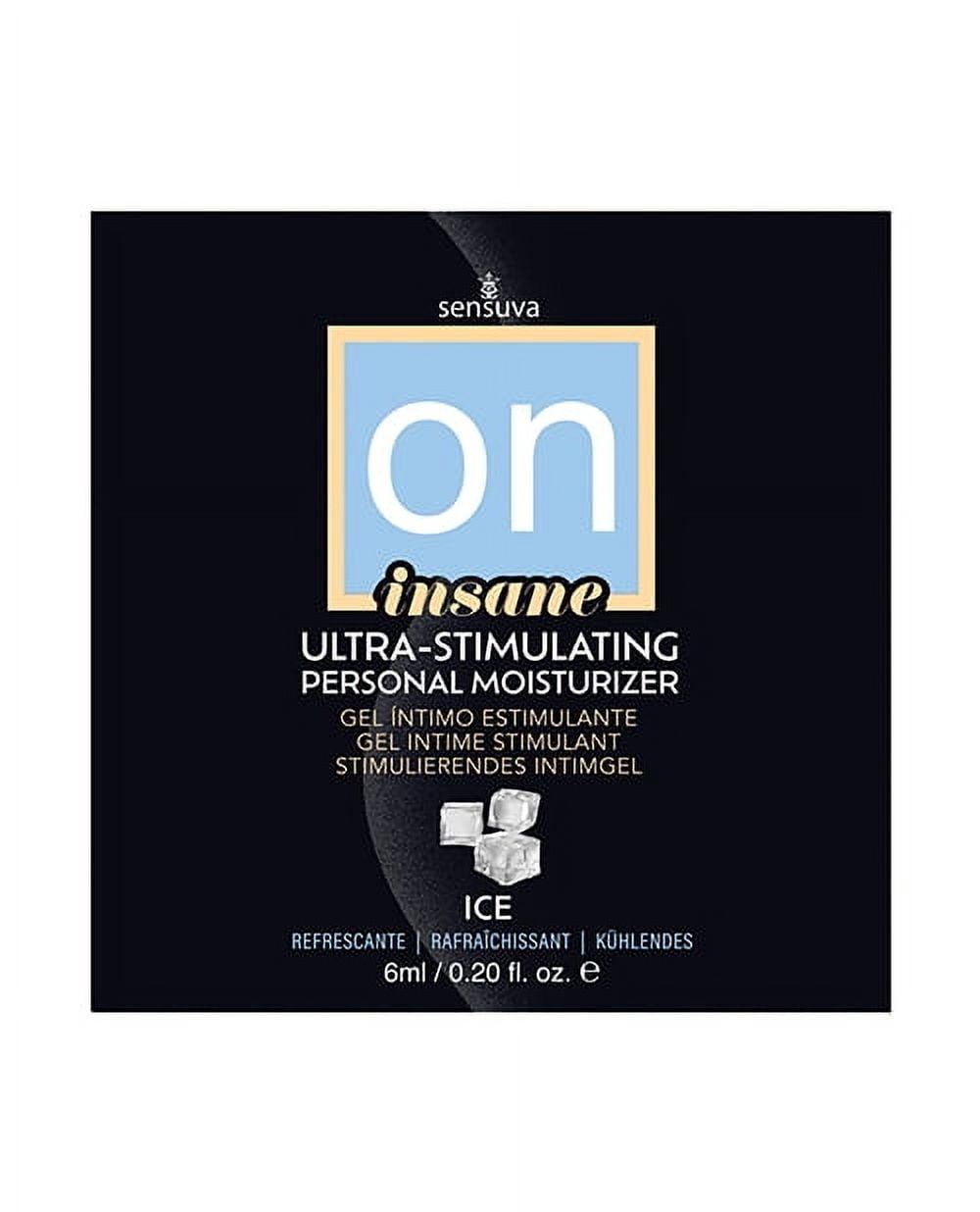 ON Insane Ultra Ice Stimulating Personal Moisturizer - 6 ml Single Use ...