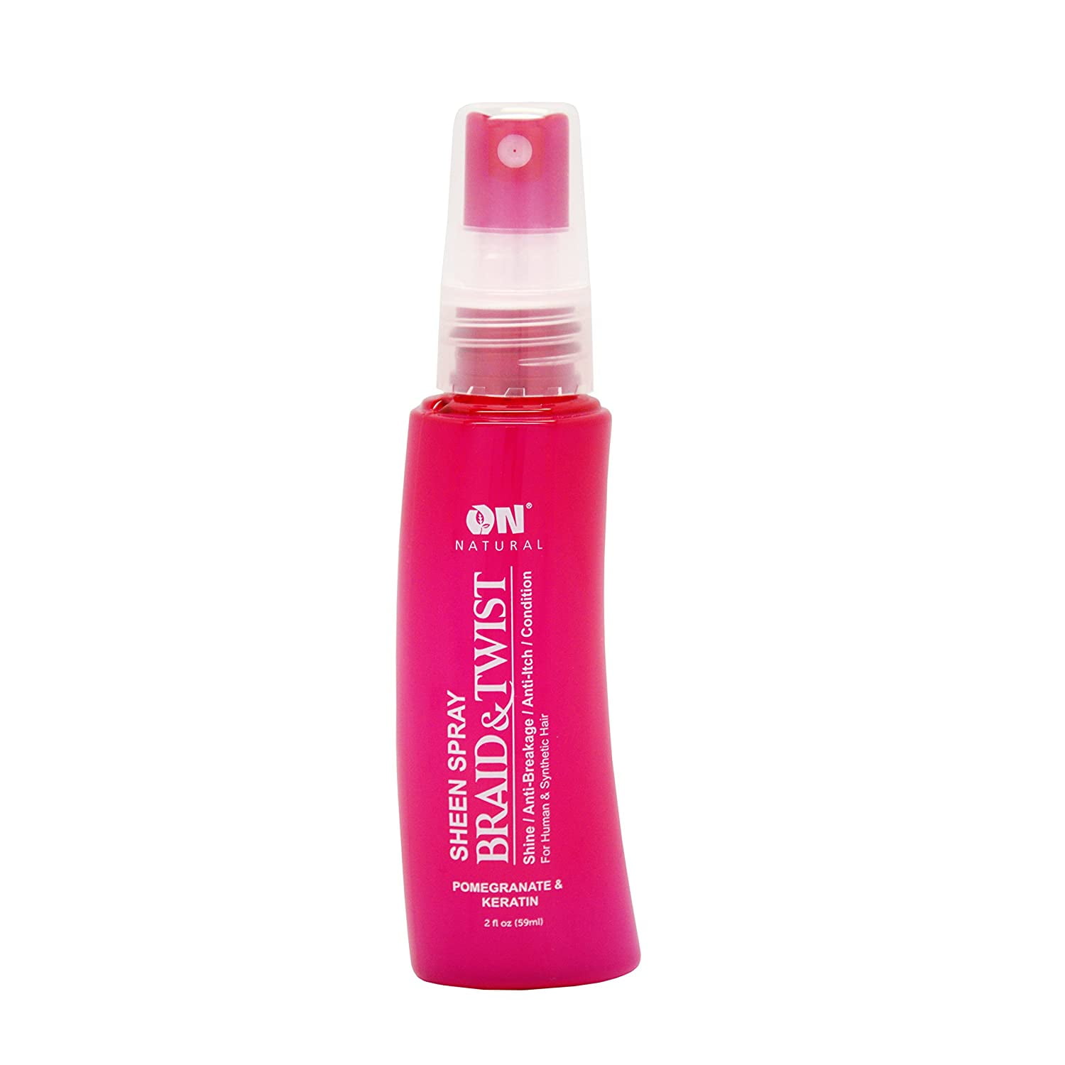 ON NATURAL - Braid & Twist Sheen Spray [Pomegranate] 2 oz - Walmart.com