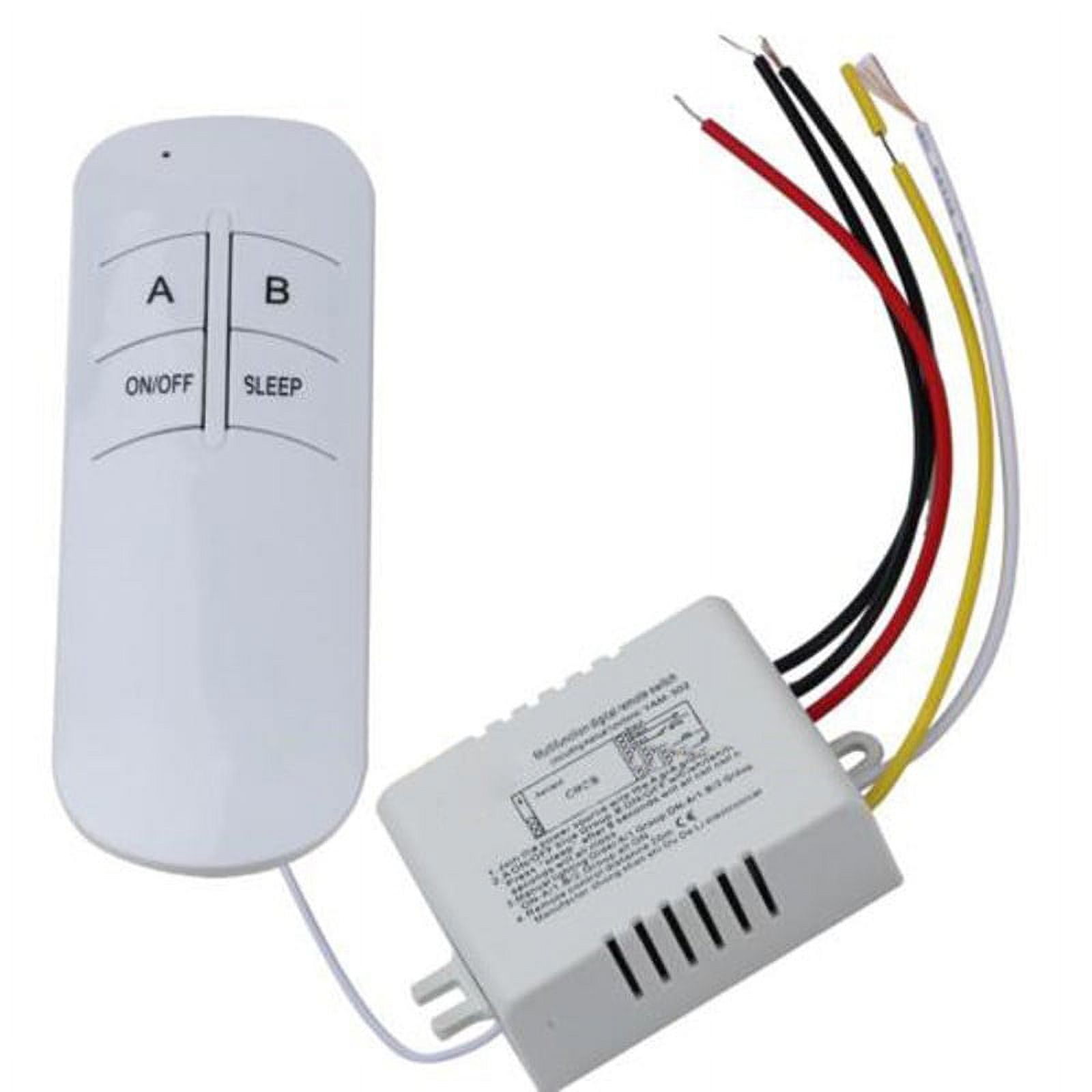 ON/OFF 220V Wireless Light RF Remote Control Switch and Receiver Kit ...
