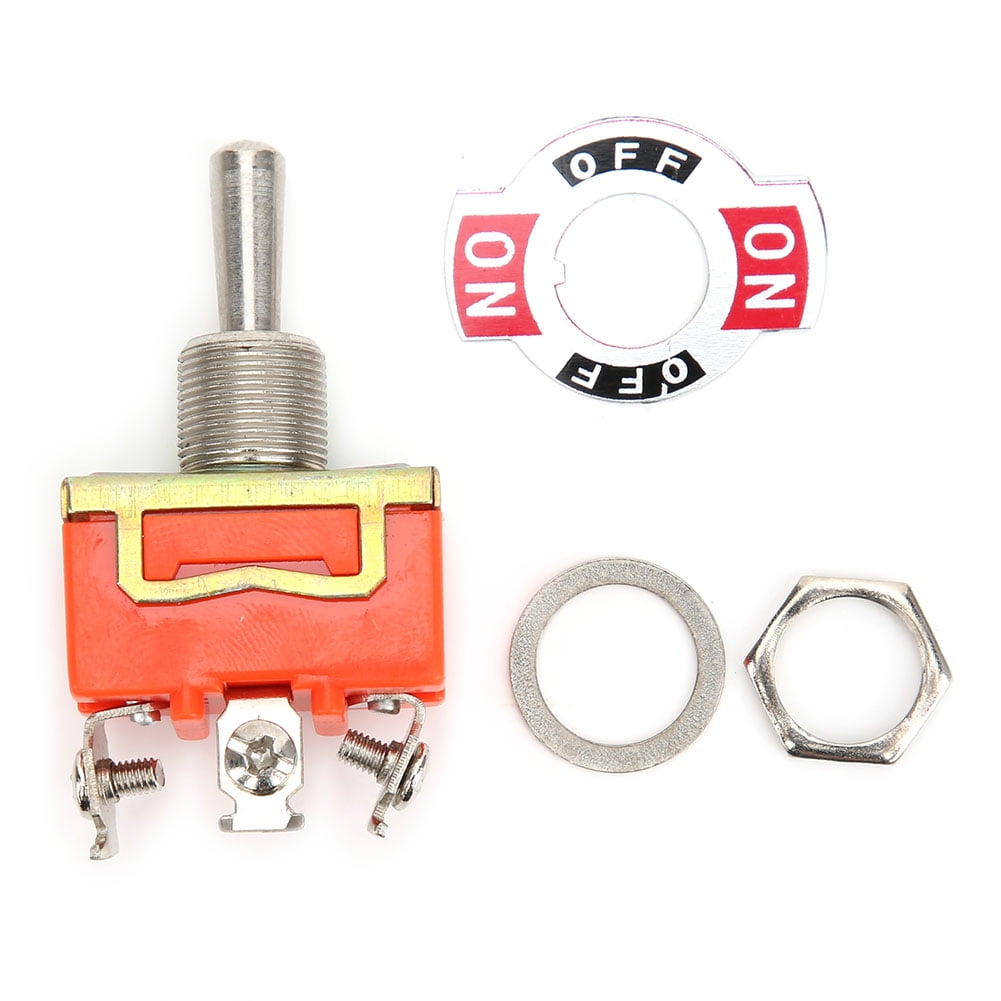 ON-OFF-ON, 3 Pin Design AC 250V 15A 3-Position Mini Toggle Switch ...