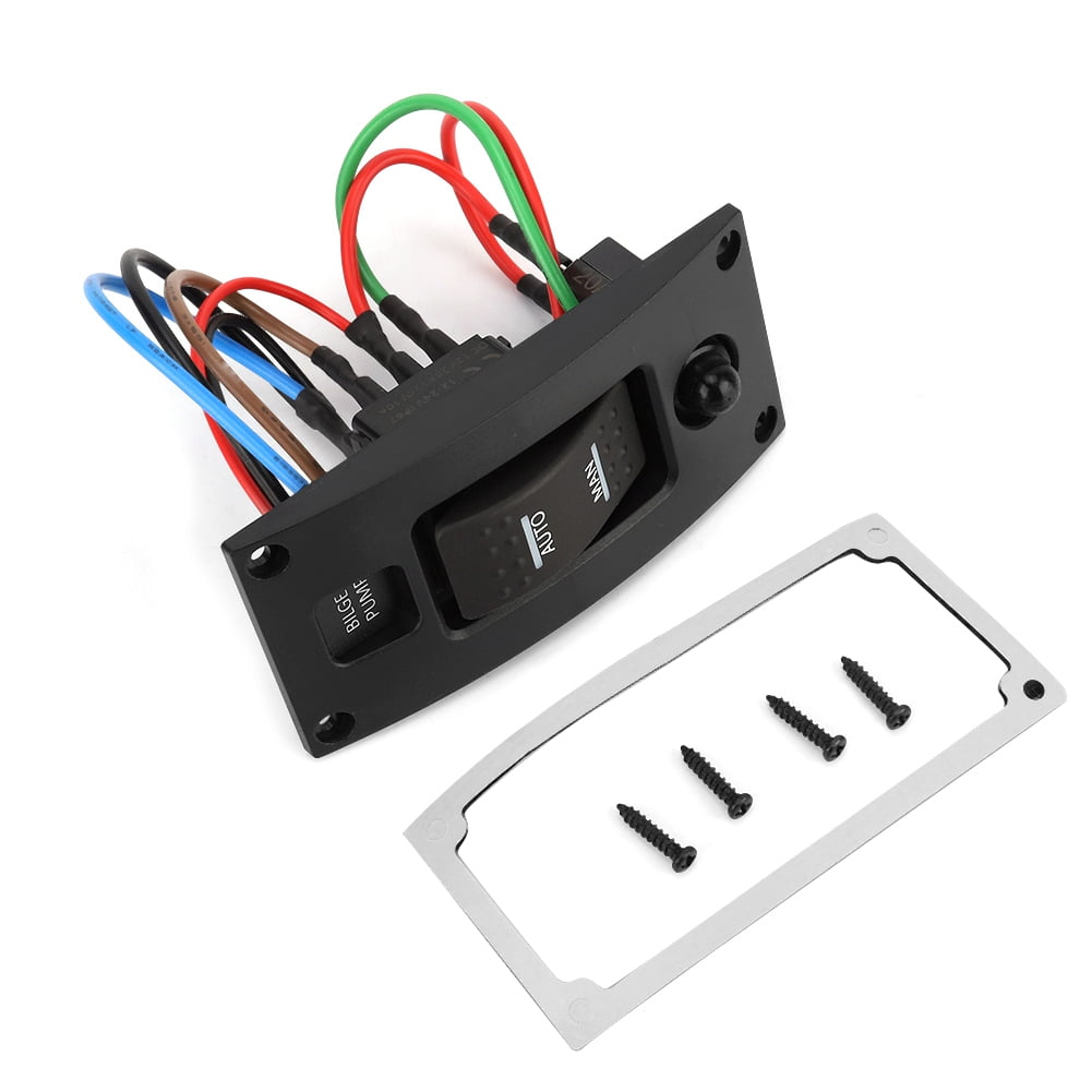ON/OFF/ON Deluxe Edition LED Rocker Switch Panel with Circuit Breaker ...