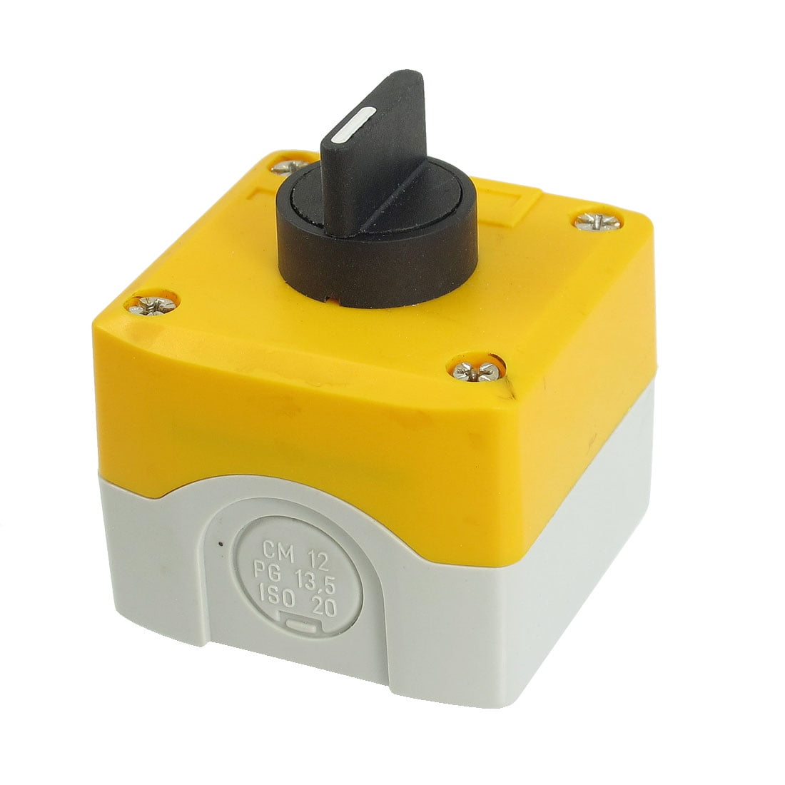 ON/OFF/ON Latching 3 Position Rotary Selector Push Button Switch 240V ...