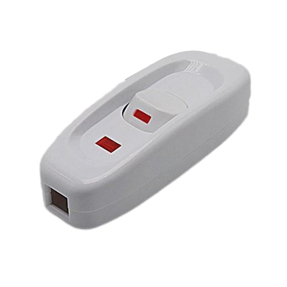 ON/Off Inline Switch Black White Inline Home Table Light Lamp Desk ...