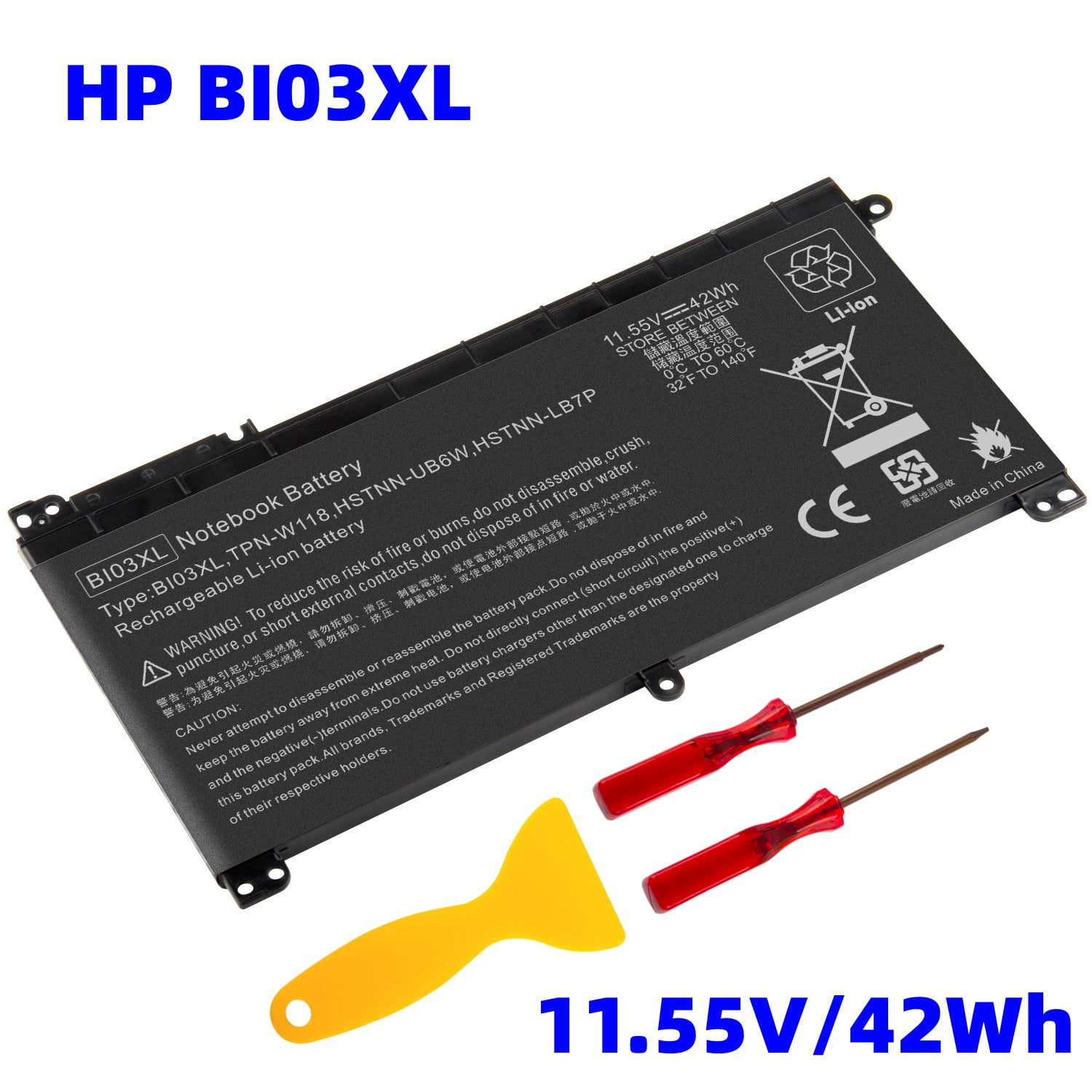 ON03XL 0N03XL Laptop Battery for HP Pavilion X360 13-U M3-U m3-u001dx ...