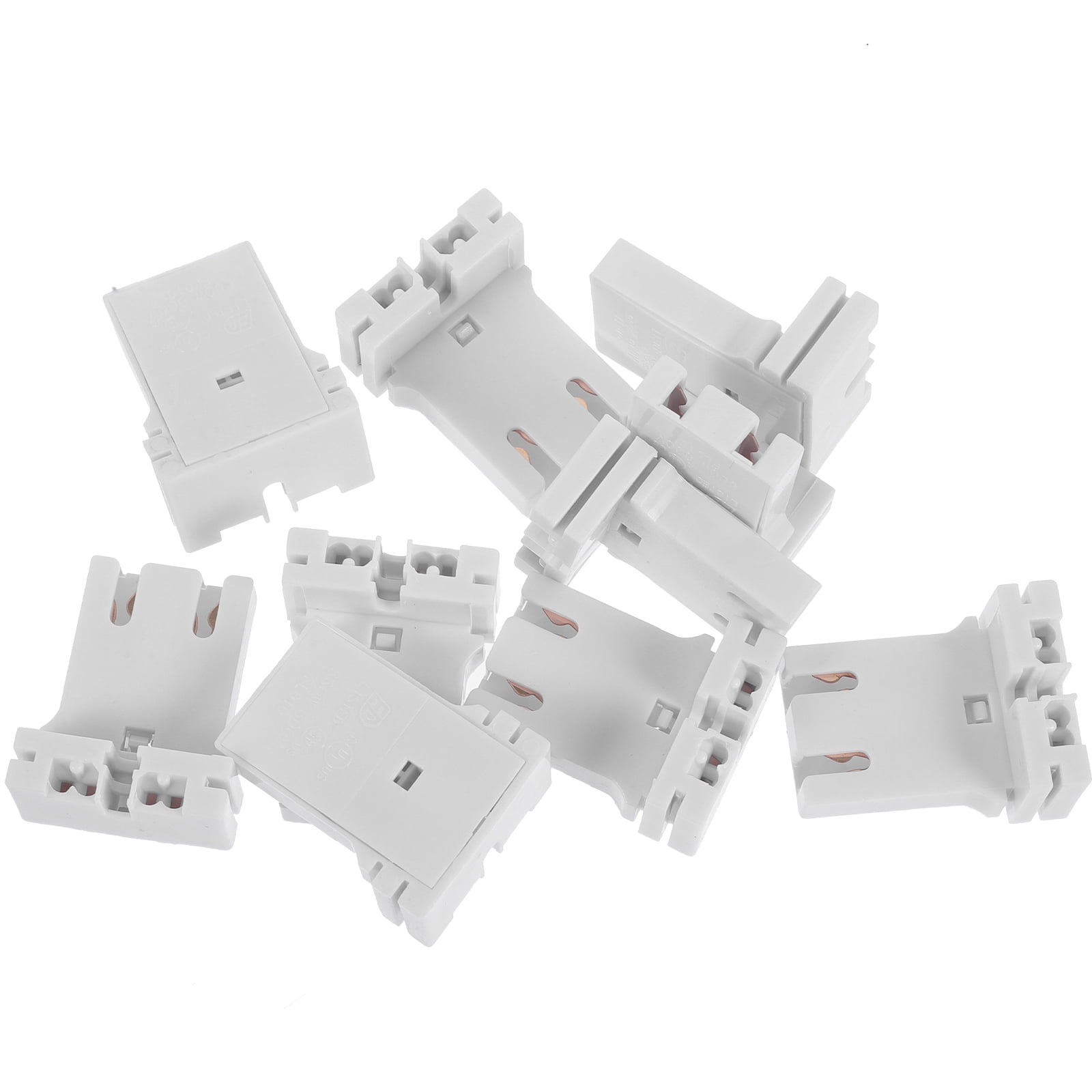 ONAPARTER 10 Pack Non- shunted Turn- Type T12 Lamp Holder U- Shaped ...