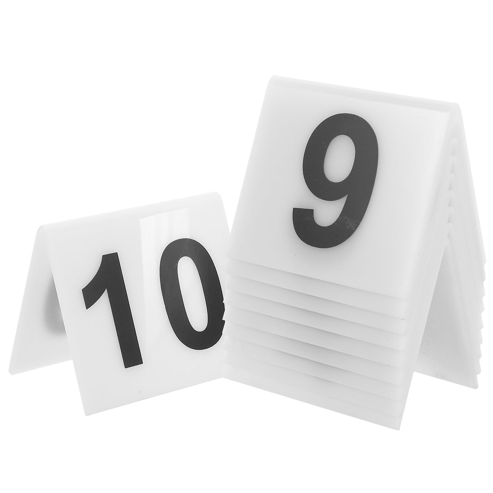 ONAPARTER 10 Pcs Number Plate Sign Signs Game Accessory Crime Scene ...