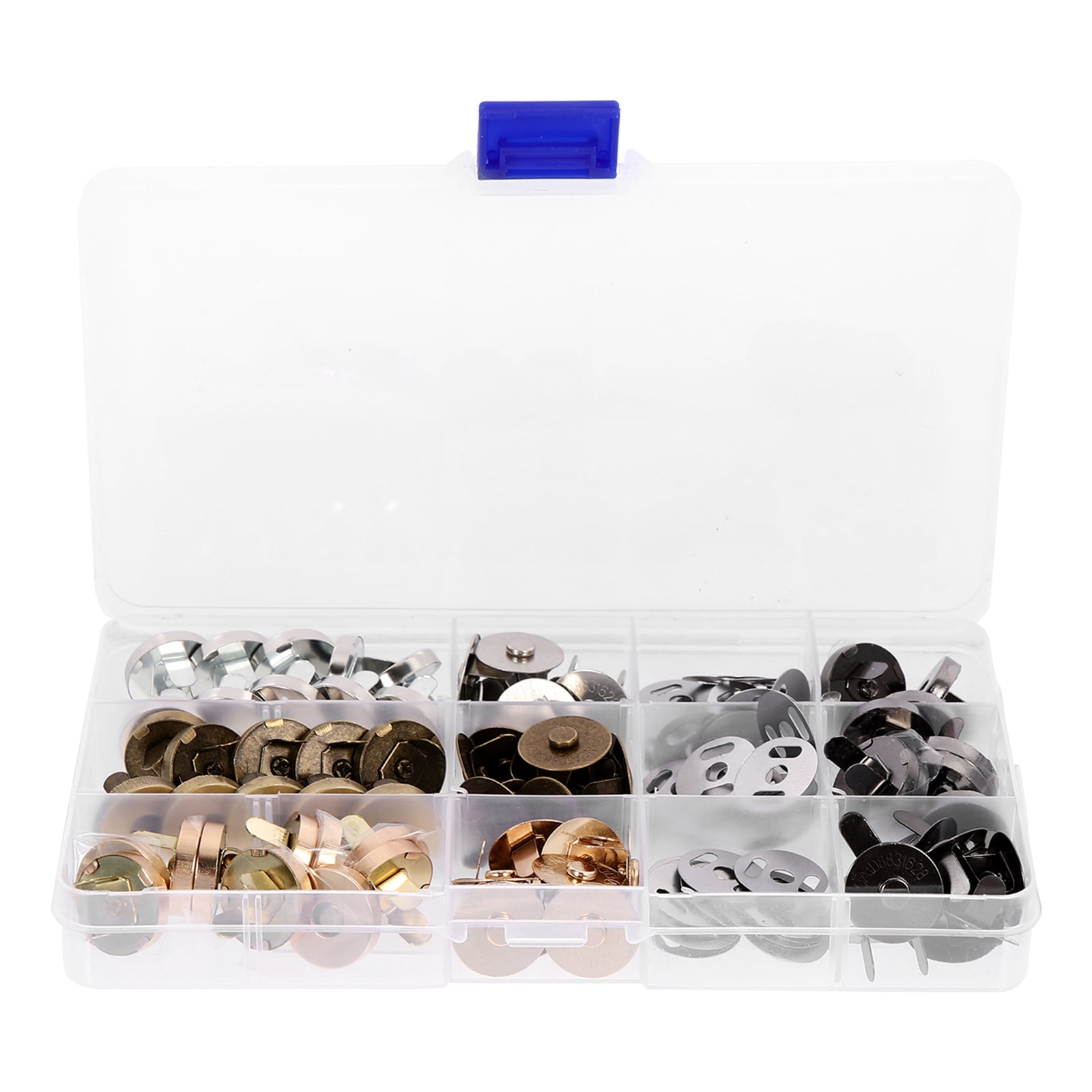 ONAPARTER 120 Pcs Luggage Magnetic Buckle Button Clasp Wallet Snap ...
