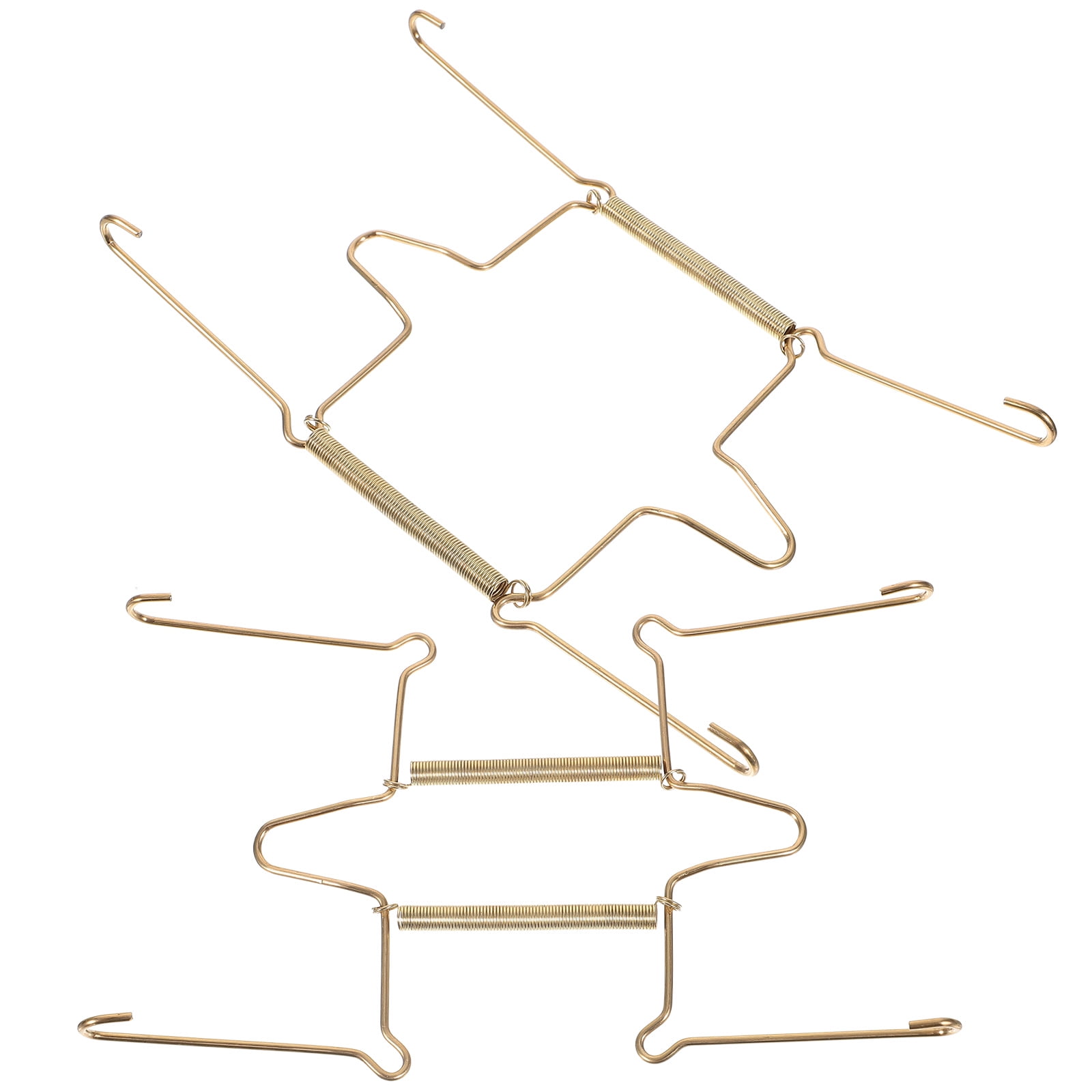 ONAPARTER 2 Pcs Spring Hanging Pan Hook Heavy Duty Clothes Hanger Wall ...