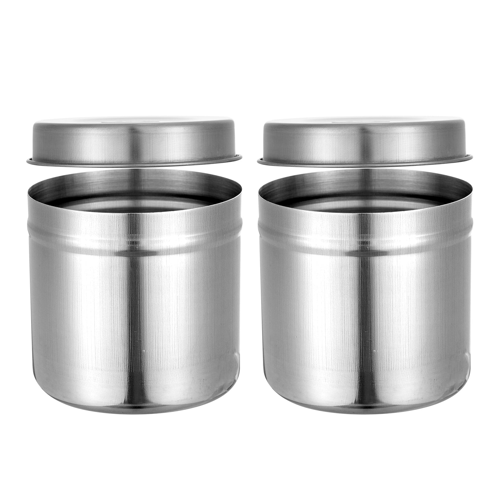 ONAPARTER 2 Pcs Stainless Steel Storage Tank Containers Household Can ...
