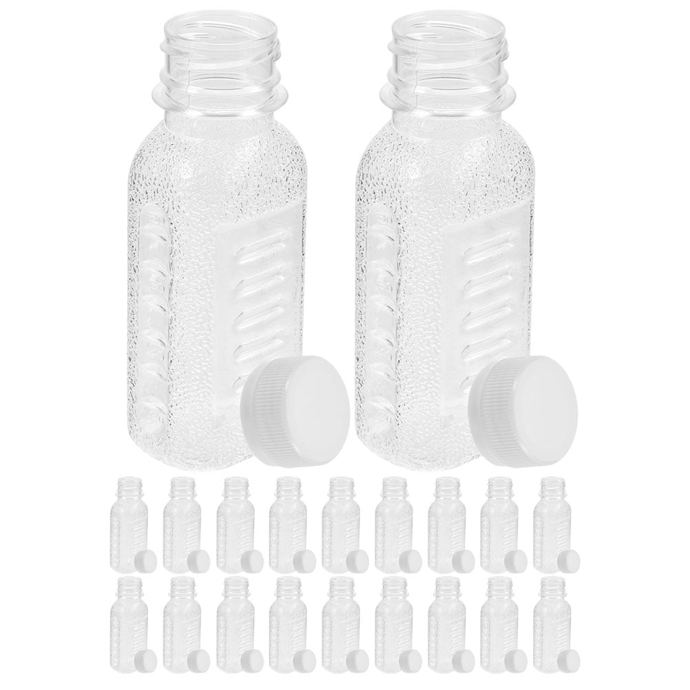 ONAPARTER 20 Pcs Drink Bottle Disposable Bottles Big Water Plastic Milk ...