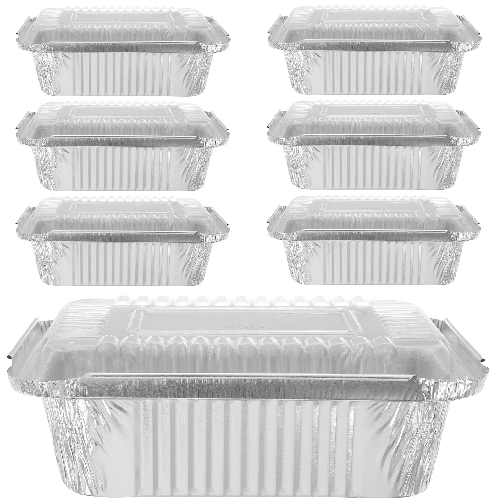 ONAPARTER 20 Pcs Packing Box Roasting Pan Disposable Aluminum Foil Pans ...