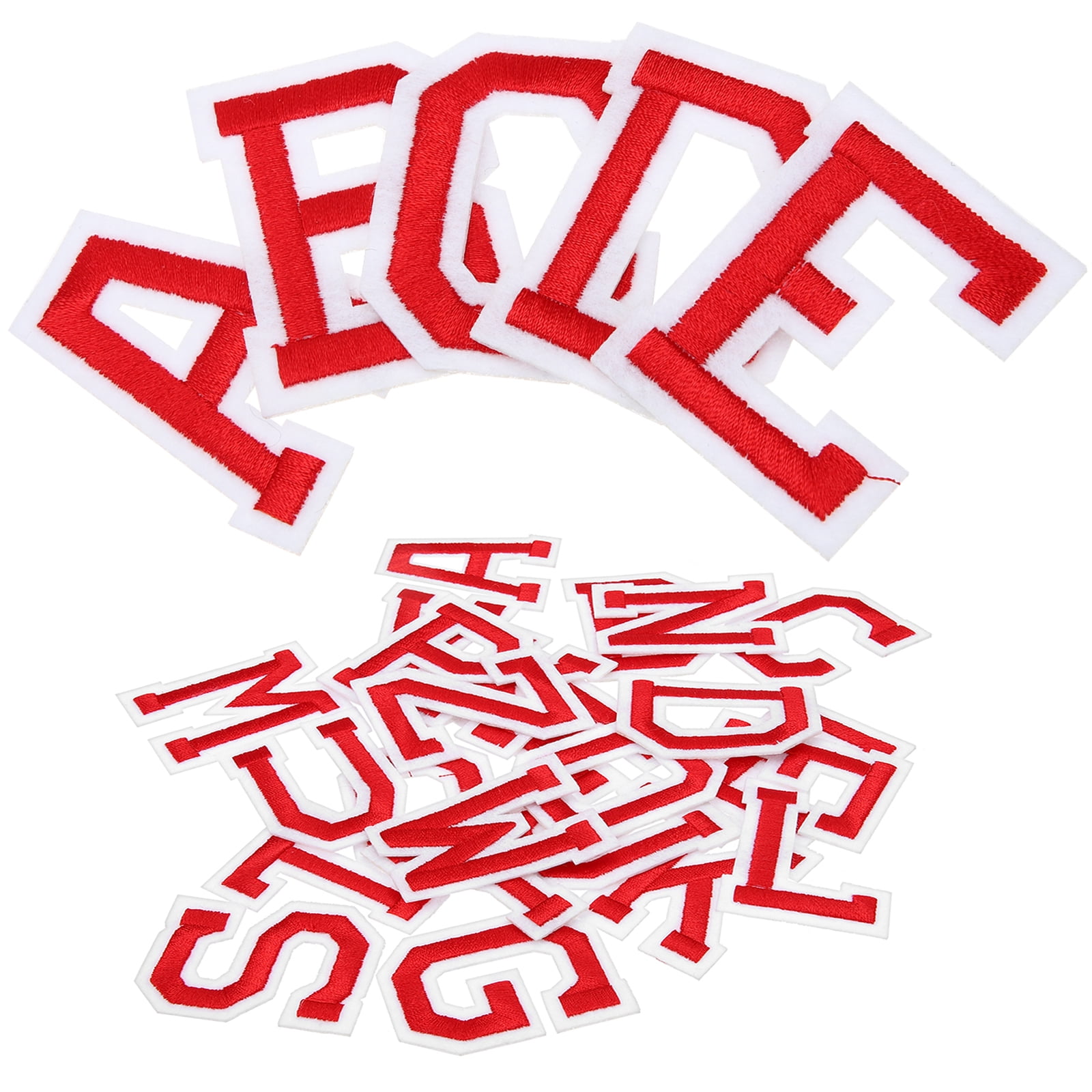 ONAPARTER 26 Pcs Letter Embroidered Patch Decor Jacket Patches Iron ...