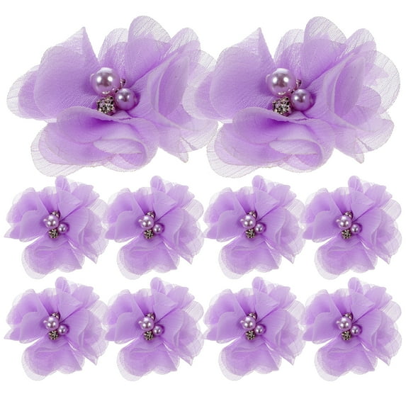 ONAPARTER 30Pcs Decorative Flower Fabrics Multi-function Sewing Flowers ...