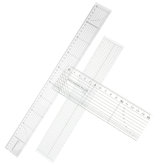 ONAPARTER 3pcs Quilting Ruler Multi-functional Acrylic Ruler for ...