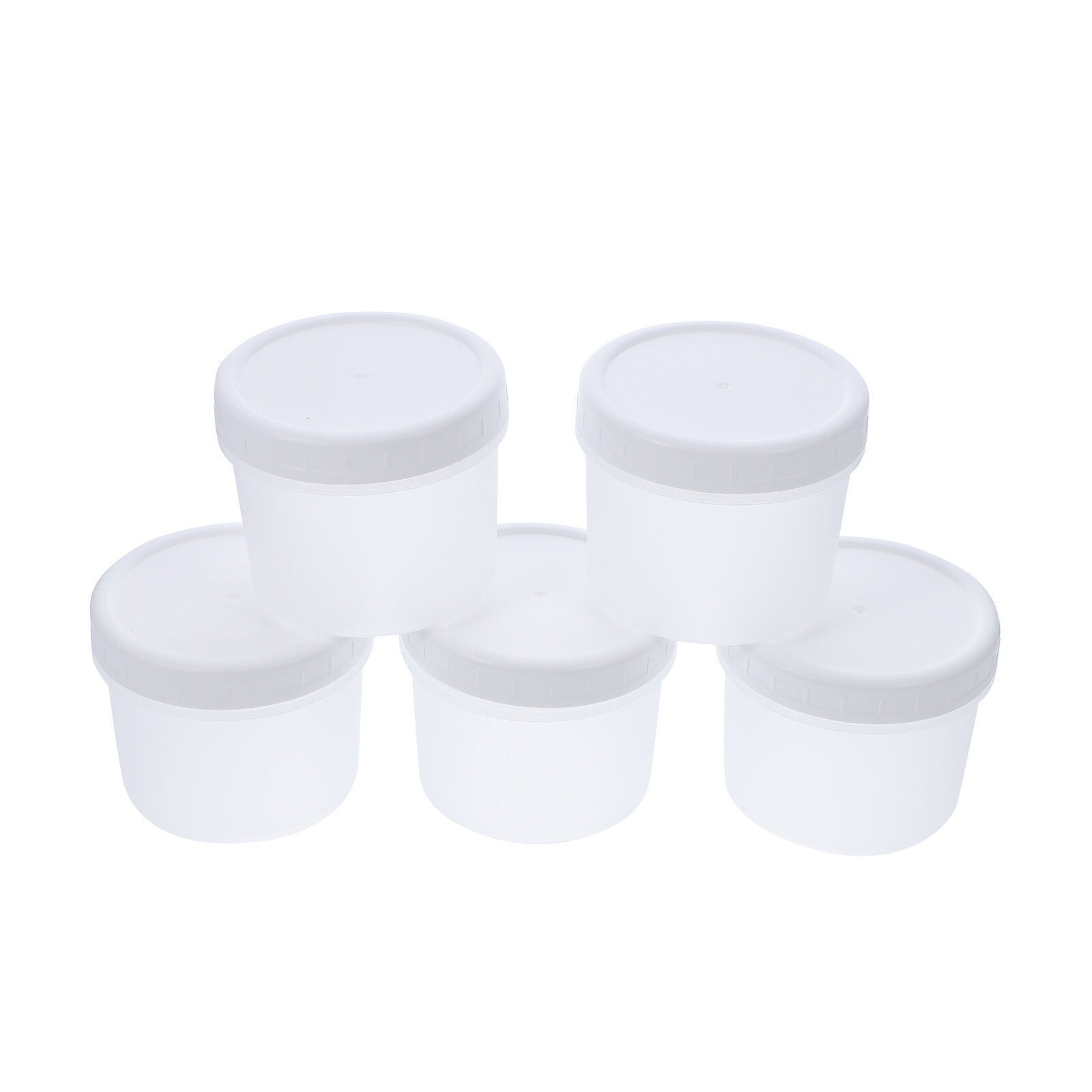 ONAPARTER 5 Pcs Ice Cream Box Dessert Cups Plastic Disposable Sundae ...