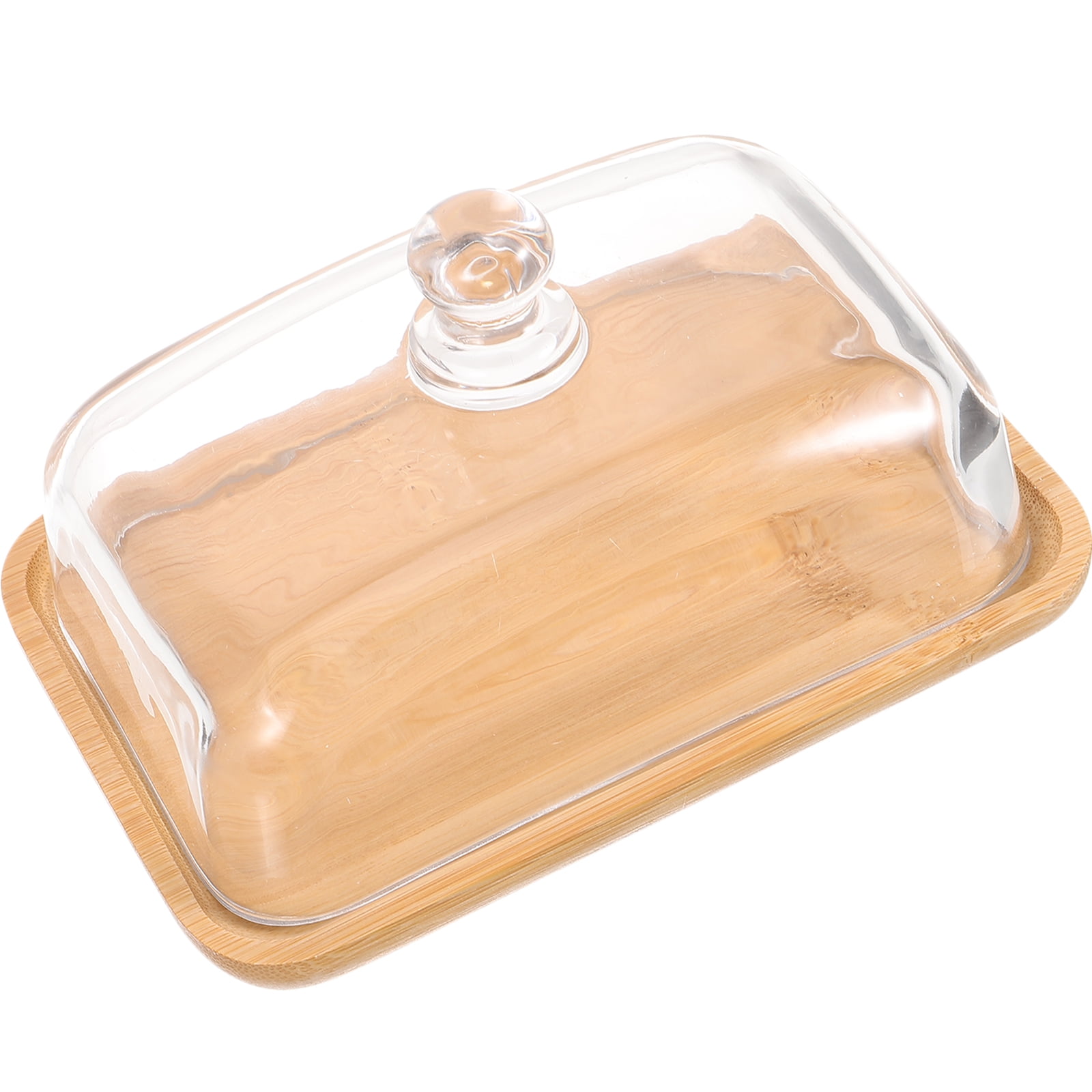 ONAPARTER Dessert Pastry Plate Bamboo Cake Dinner Plates Cottage Cheese ...