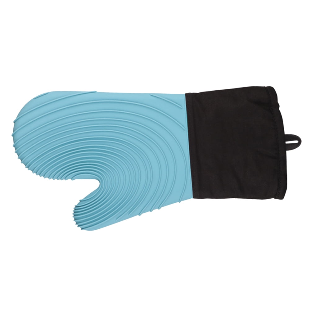 Houderco Cooking Mittens Blue Silicone 1Set For Barbecue Use - Walmart.com
