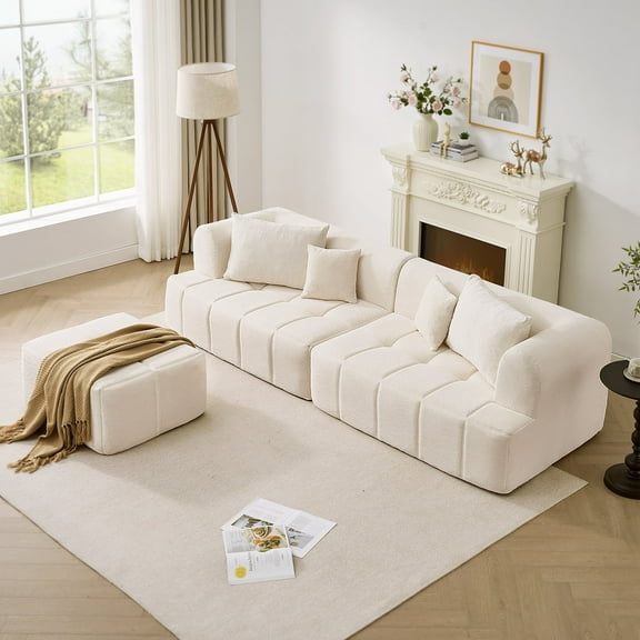 LLappuil Modular Sectional Sofa, 21 Seat Modular Sectional Sofa with 8 ...