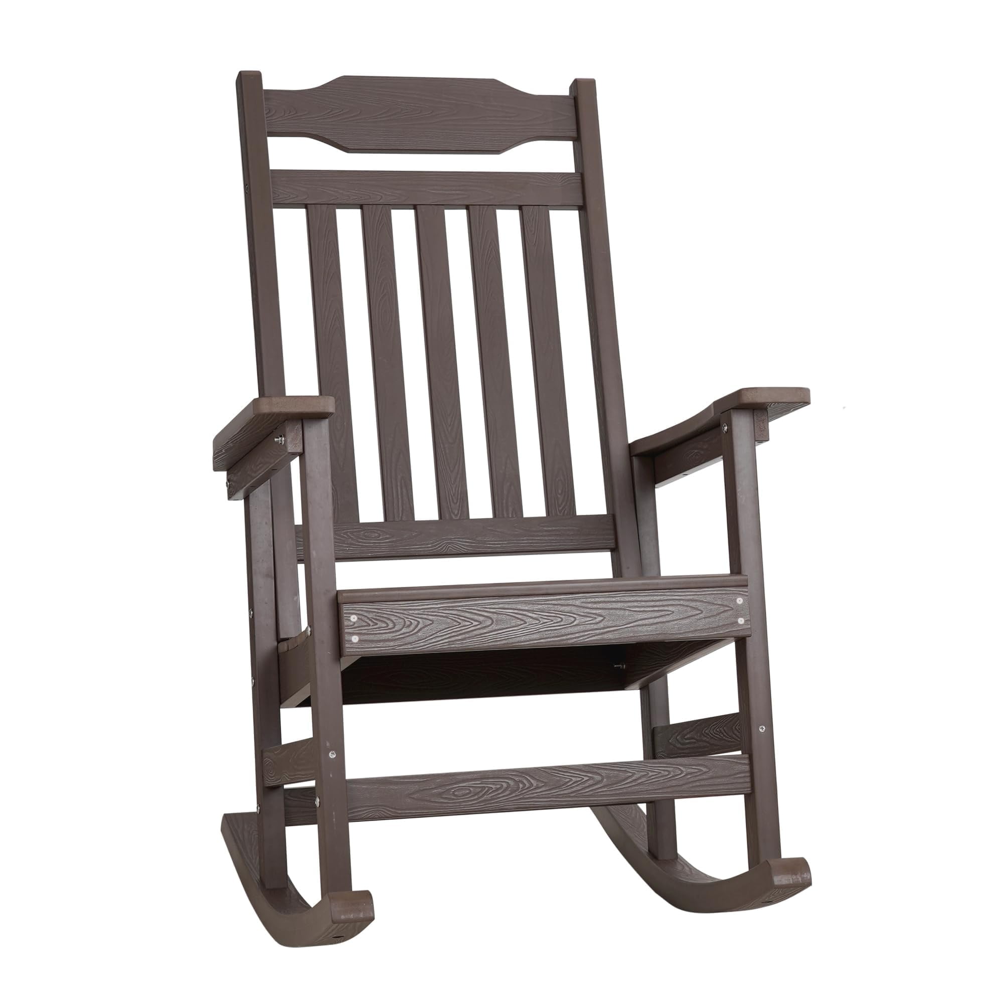 ONBRILL Outdoor Rocking Chair, All Weather Resistant HDPS Poly Rocker ...