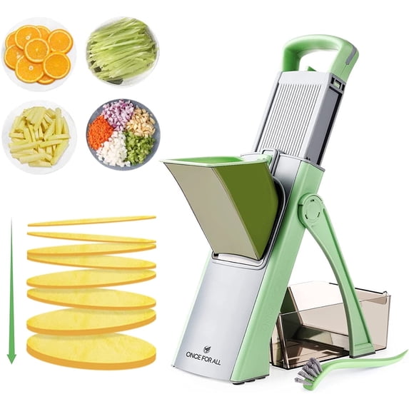 ONCE FOR ALL Stainless Steel Veggie & Potato Dicer, Adjustable ...