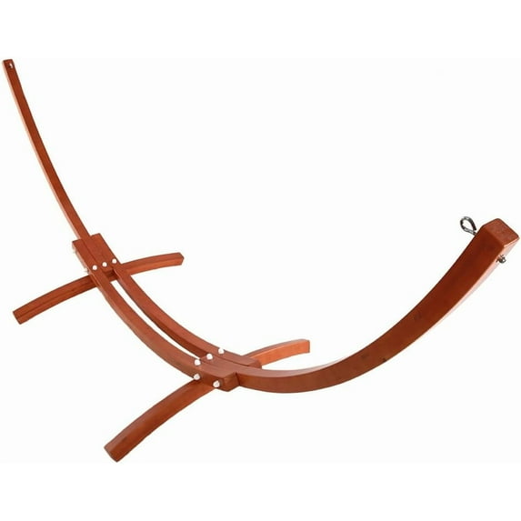 ONCLOUD 14 Ft Wooden Arc Hammock Stand Double Person Hammock Stand Only ...