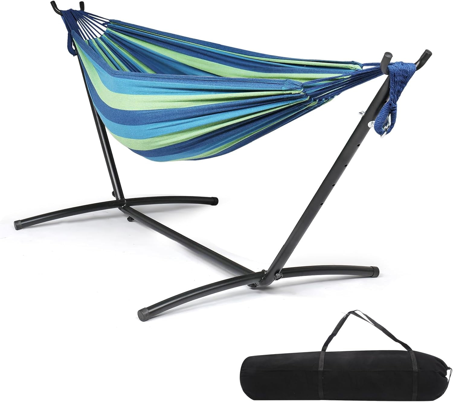 ONCLOUD Heavy Duty 550 LBS Double Hammock with Stand Included with ...