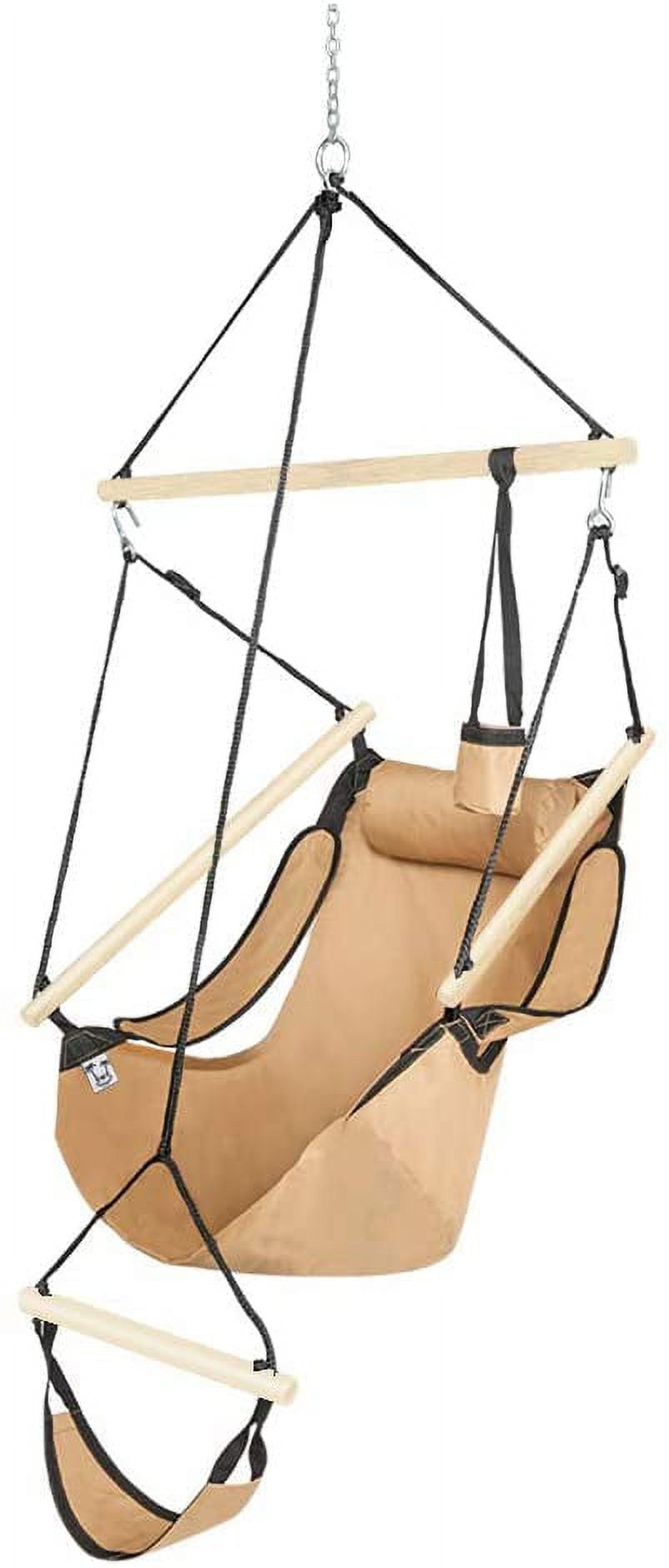 Upgraded Unique Hammock Hanging Sky Chair, Air Deluxe Swing Seat with ...