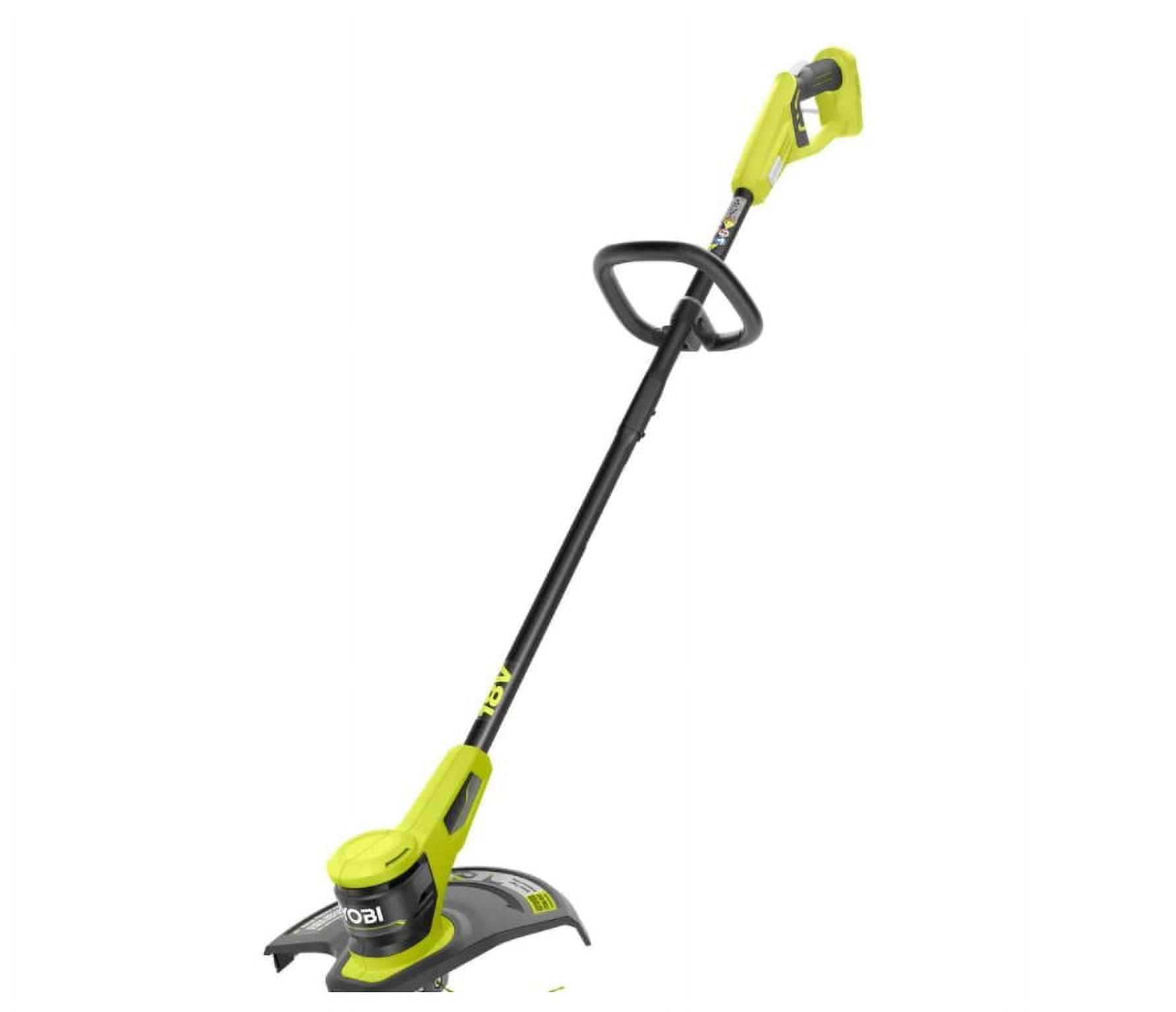 RYOBI ONE+ 18V 13 in. Cordless Battery Operated String Trimmer Edger ...
