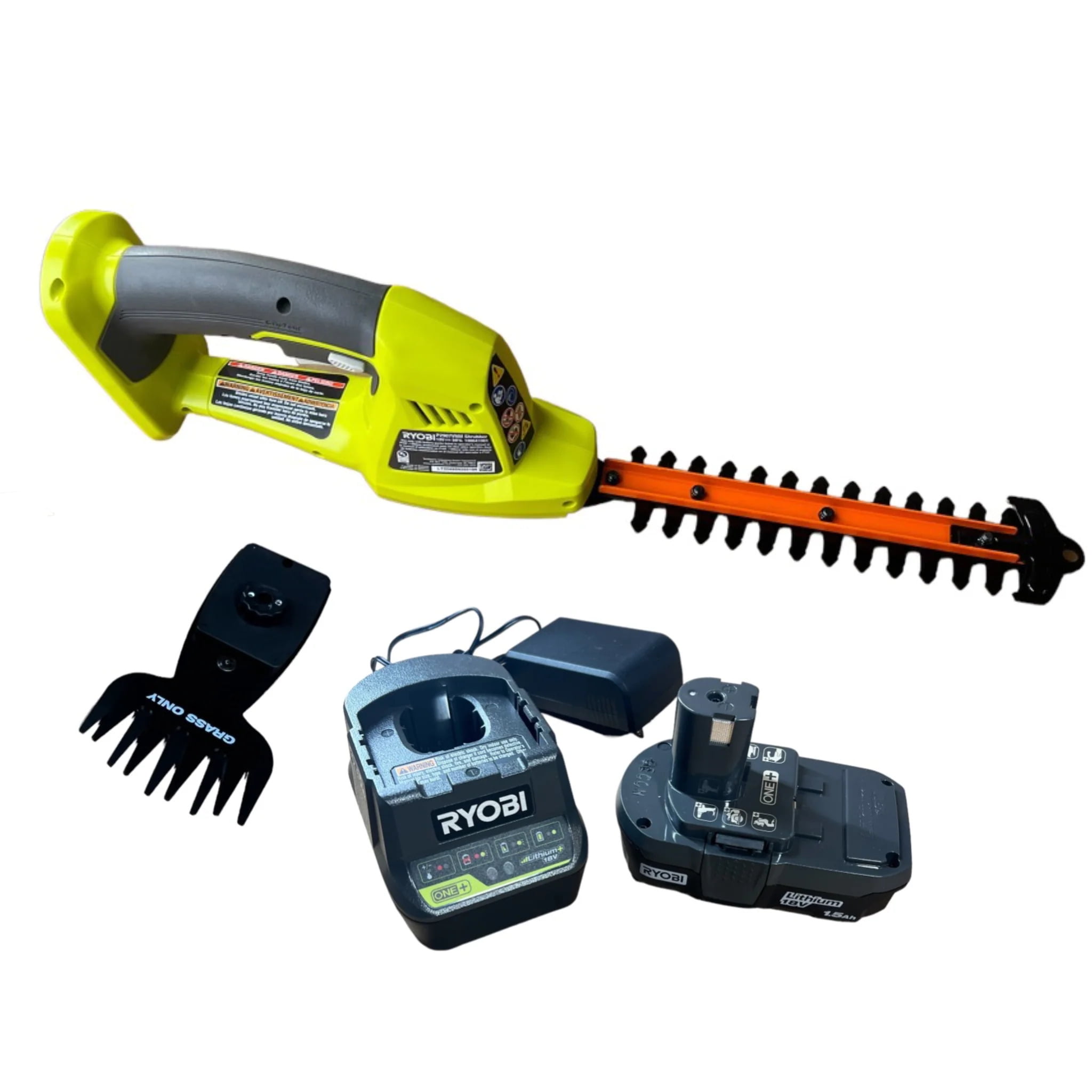 ONE+ 18-Volt Cordless Grass Shear and Shrubber Trimmer Kit - Walmart.com