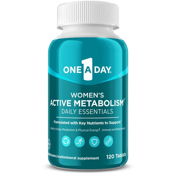 One A Day, Daily Essentials Women's Active Metabolism Tablets 120ct ...