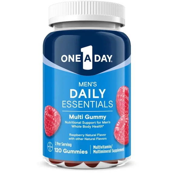 ONE A DAY Daily Essentials Men's Gummies 120ct. - Walmart.com